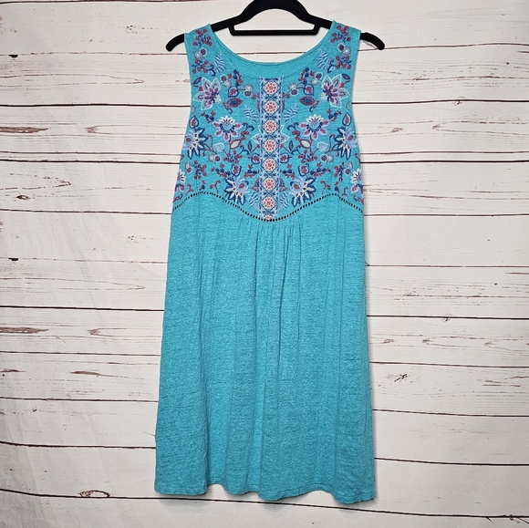Sundance | Dresses | Sundance Sintra Dream Embroidered Linen Sleeveless ...